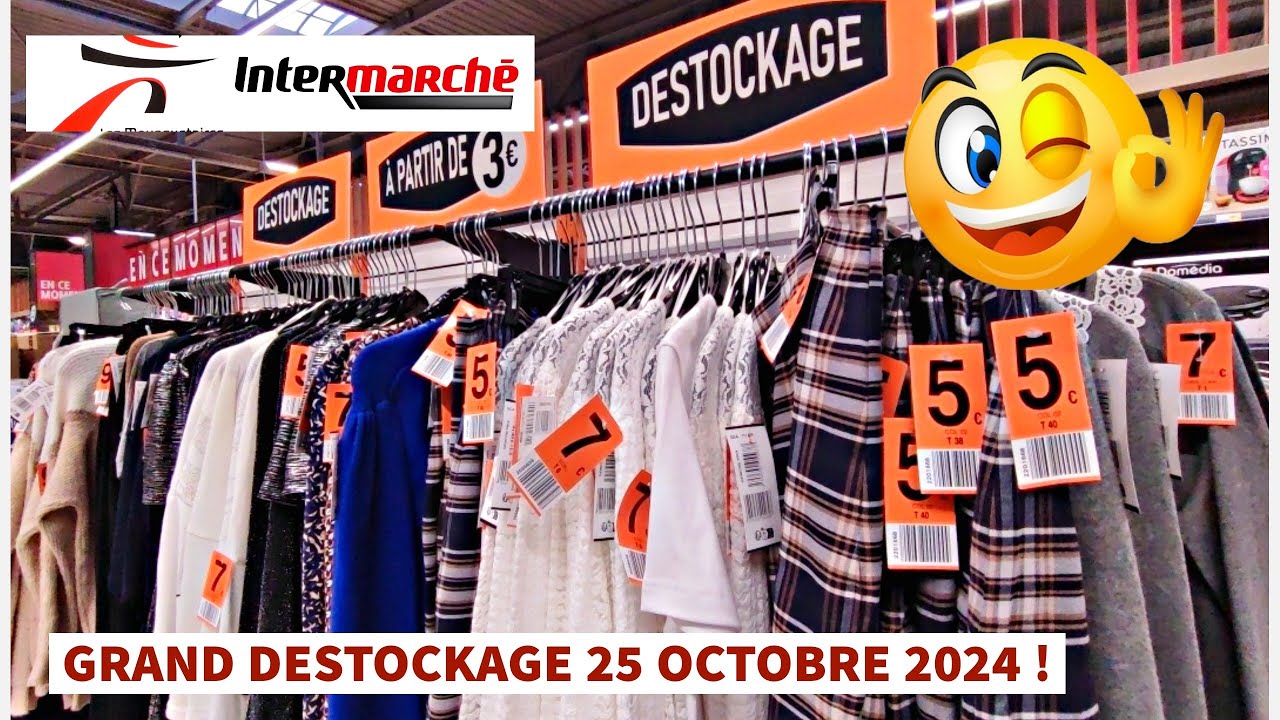📢 INTERMARCHÉ 😇 GRAND DESTOCKAGE 😱 TEXTILE 25 OCTOBRE 💯 #bonplan # ...
