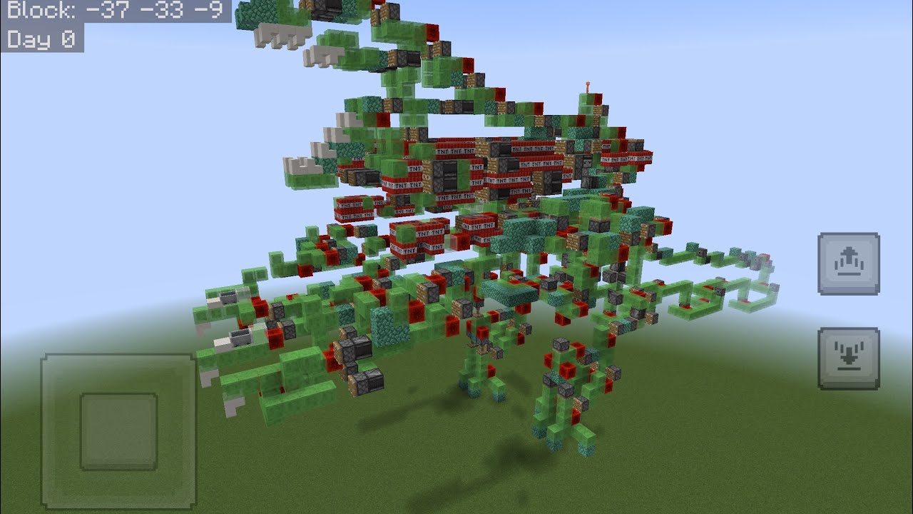 Minecraft: Jurassic-Rapticus Rex | Massive Weaponized T-Rex Walking ...