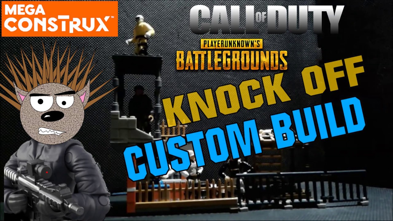 Mega Construx PUBG Knock Off Custom Build [BED & WATCHTOWER] - YouTube