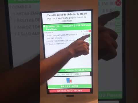 Alveni’s 22” S-series QSR freestanding kiosk