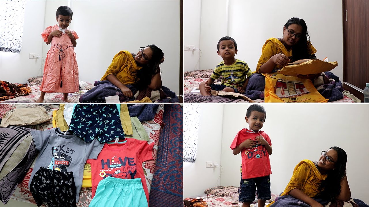 Chennai Silks purchase for my Kids | Kutty kitty - YouTube