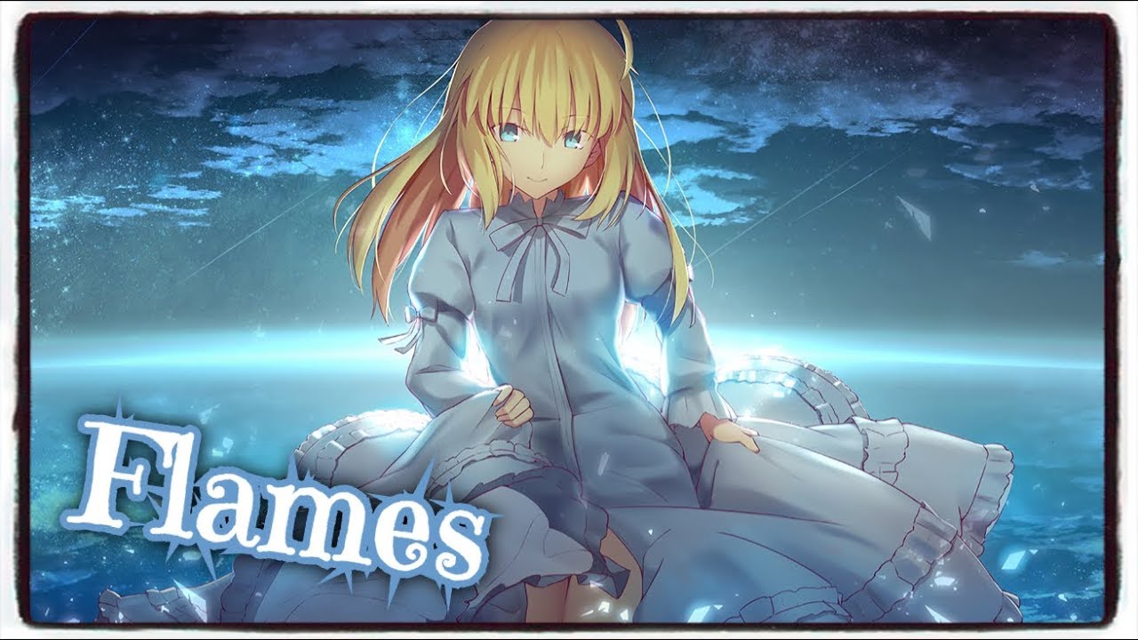 「Nightcore」→ Flames (David Guetta & Sia) (Lyrics) - YouTube