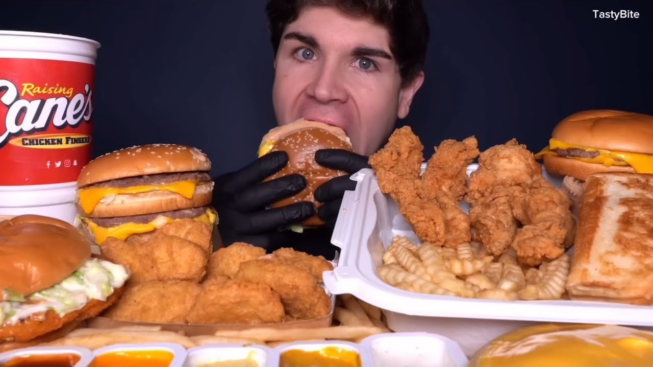 BITES ONLY | magic mikey - BIG MAC BURGERS WITH CANES SAUCE AND CHEESE ...