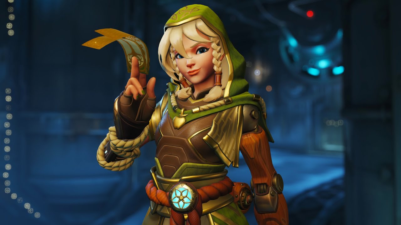 NEW Idunn Kiriko Skin Showcase | Overwatch 2 - YouTube