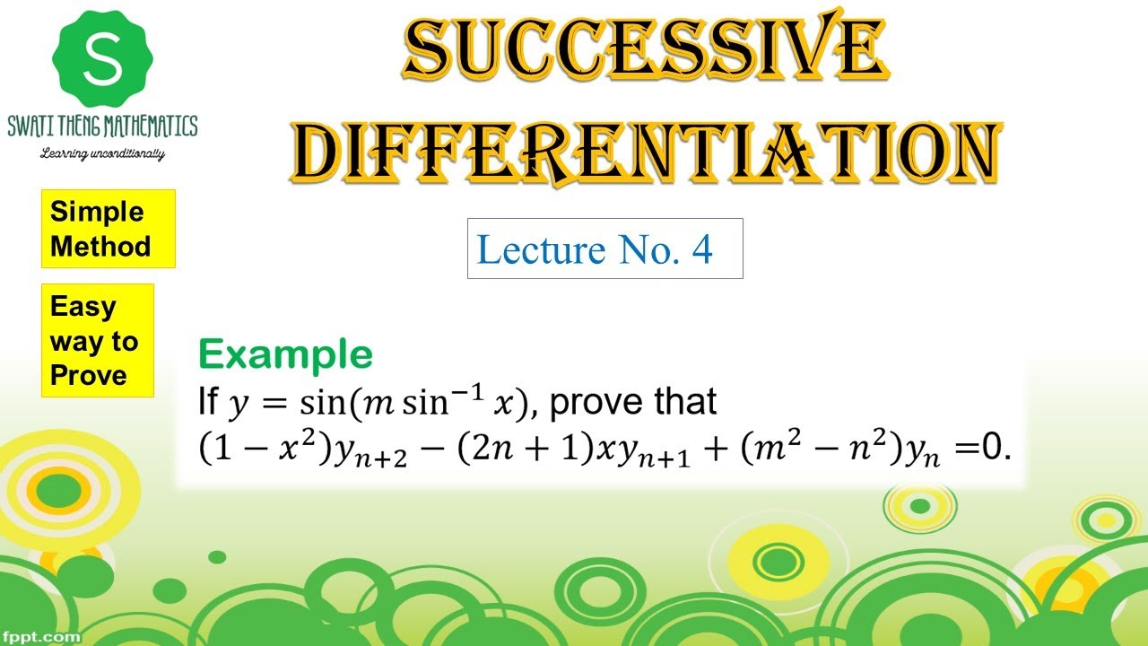 Successive differentiation || Find nth derivative by using Leibnitz's ...