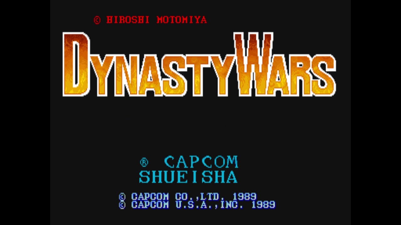 Dynasty Wars Arcade Game, Capcom 1989, playthrough - YouTube