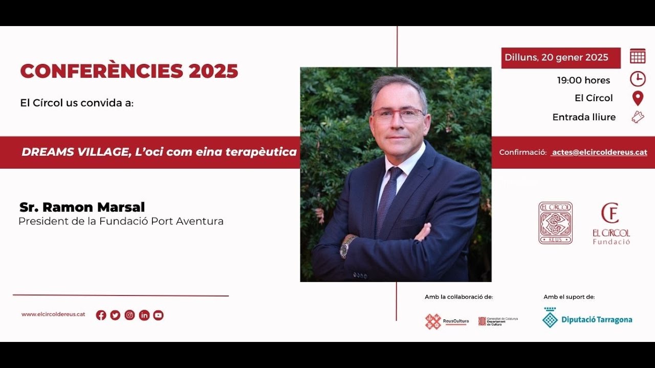 Conferencia Ramon Marsal, President Fundació Port Aventura - YouTube