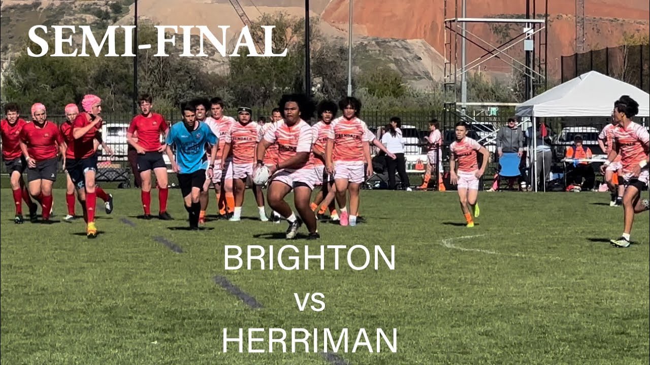 Brighton vs Herriman 7 - 8 Grade Rugby (Semifinals) - YouTube