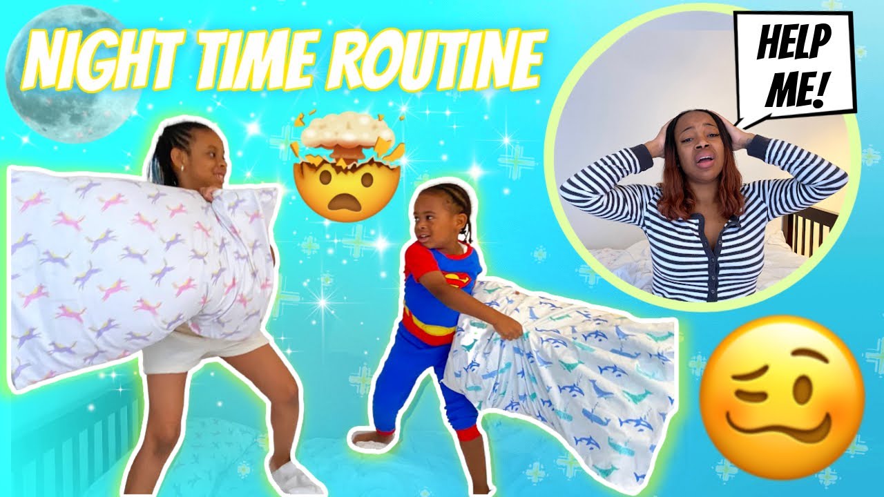 Night Time Routine With Party Of Three - YouTube