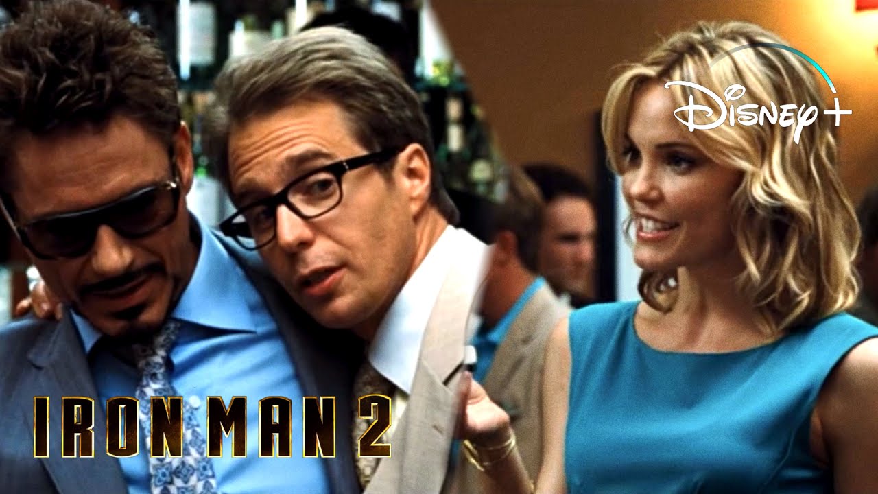 Iron-Man 2 | Tony Talks With Justin Hammer/ Christine Everhart Scene ...