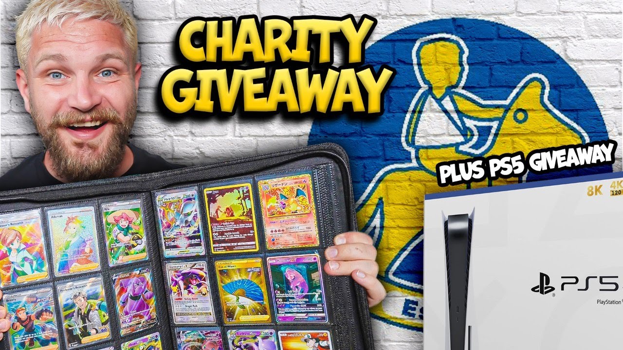 Charity Pokemon and PS5 GIVEAWAY with special guests! - YouTube