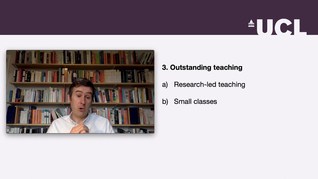 1 Why Choose UCL History - YouTube