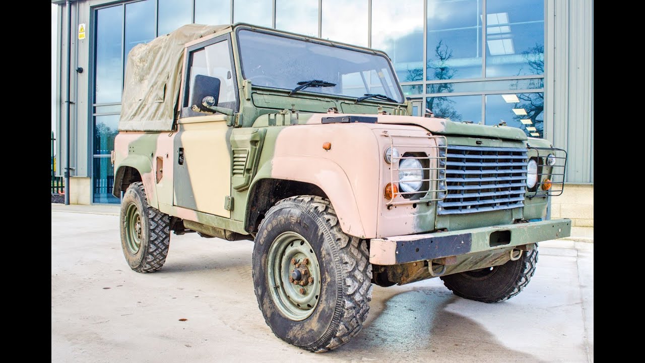 Lot 9 - 1998 Landrover Defender Wolf 90 300 TDI - YouTube