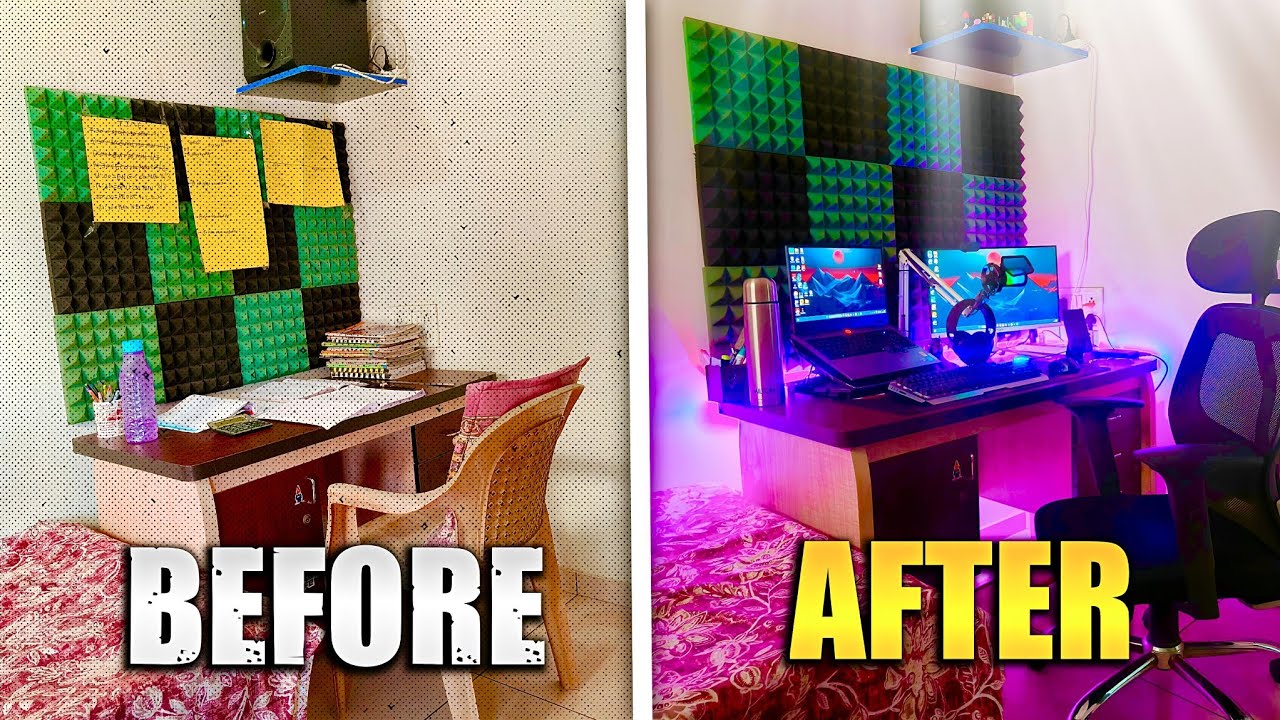 Epic Study Table to Gaming Setup Transformation | Ultimate Budget Build ...