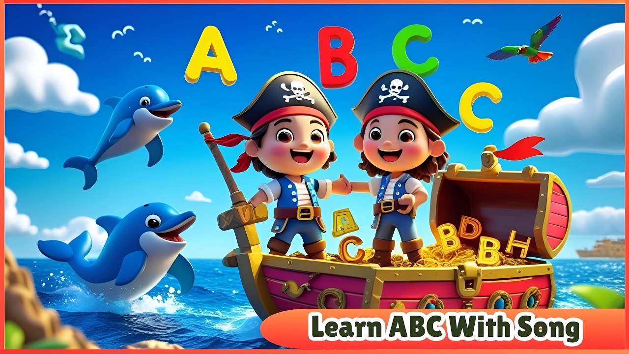 Pirate ABC Song for Kids 🏴☠️⚓ | Fun Alphabet Learning with Music ...