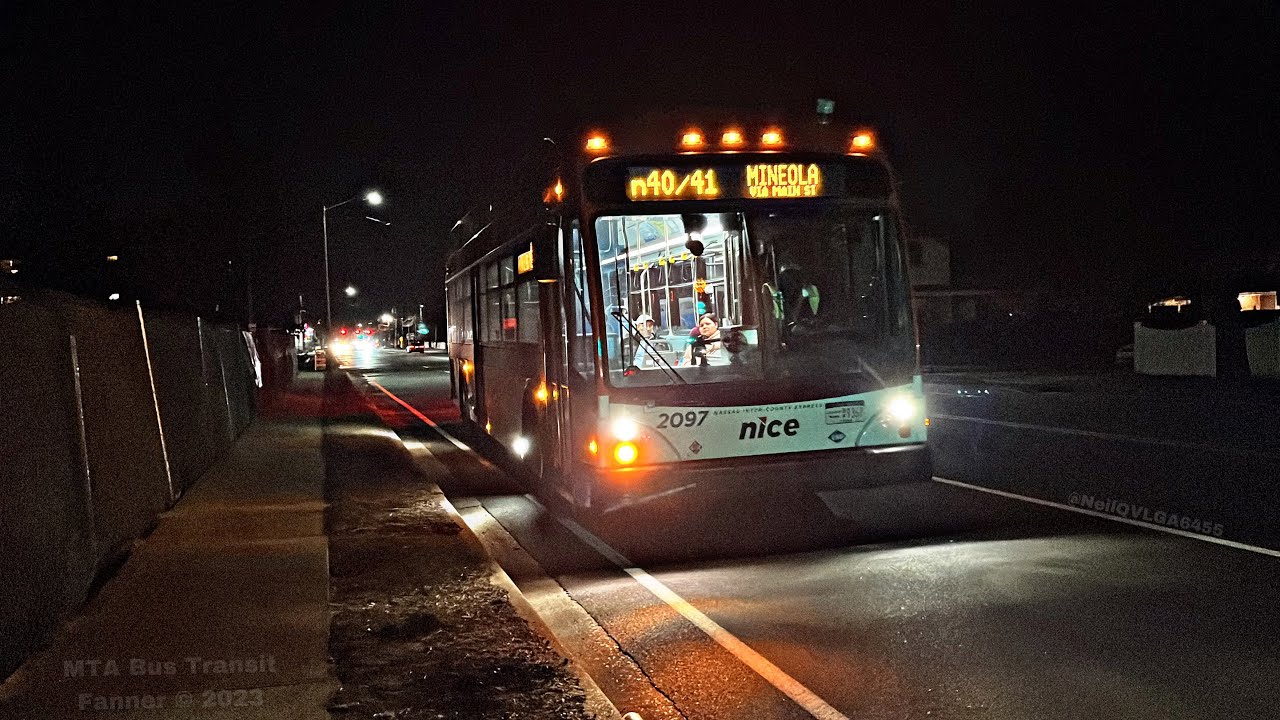 NICE Bus Onboard: 2022 Gillig BRT+ CNG 2097 On The n40/41 - YouTube