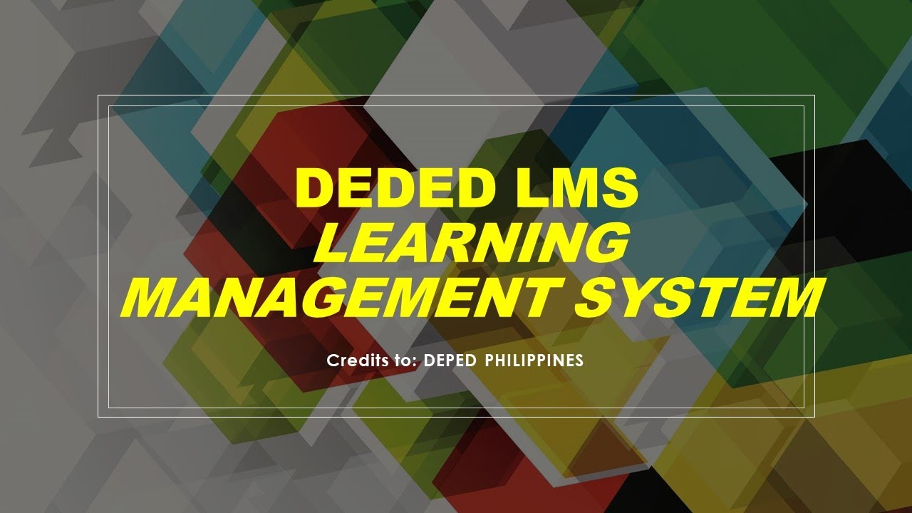 DepEd LMS Learning Management System Day 1 Part 1 - YouTube
