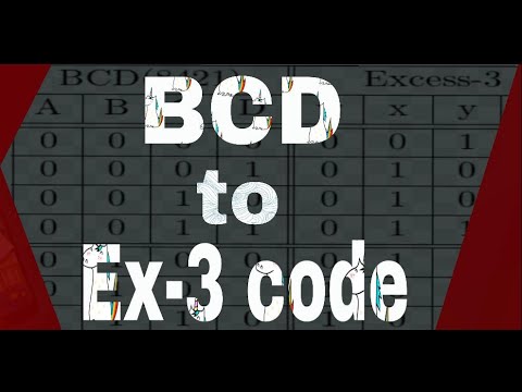 BCD to EXCESS-3 code converter in Hindi..... - YouTube