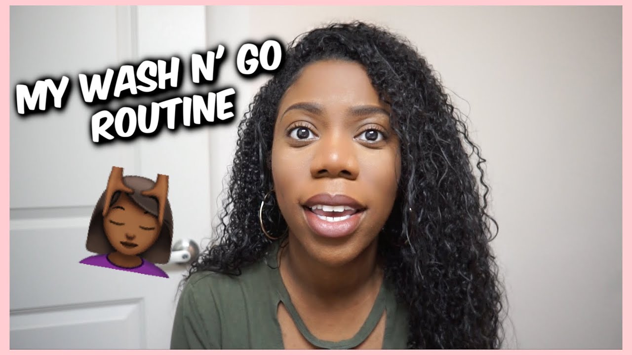 My Every Day Wash n' Go Routine for Natural Hair - YouTube