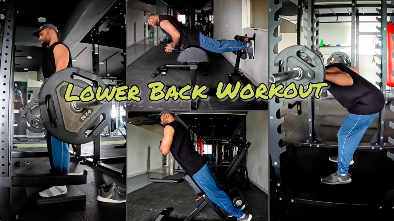 Lower Back Workout for Strength & Pain Relief | Gym Routine for ...