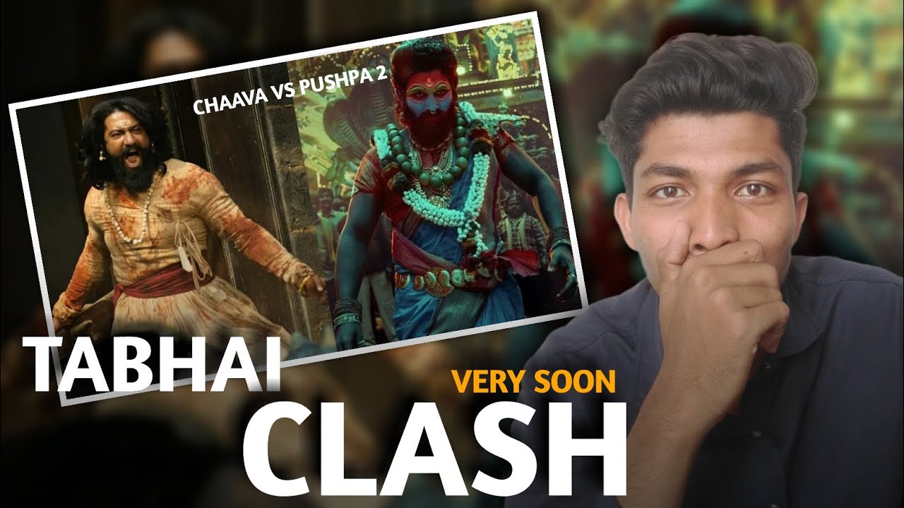 Chaava Teaser Reaction Review | Chaava Vs Pushpa 2 Clash | Chaava Vicky ...