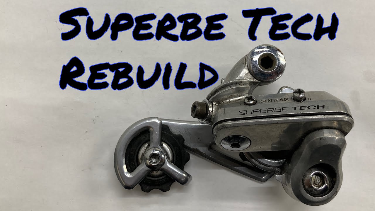 How To Rebuild a Suntour Superbe Tech Derailleur - YouTube