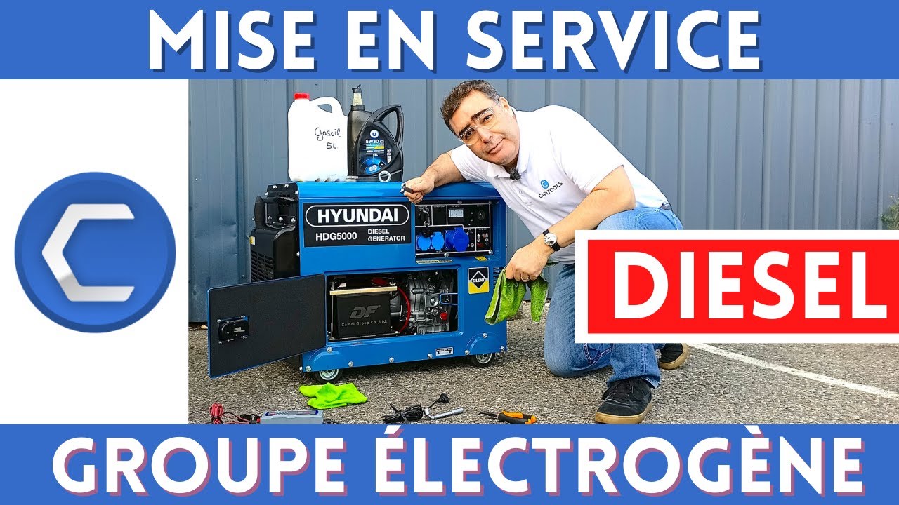 MISE en SERVICE et DÉMARRAGE d'un groupe DIESEL étape par étape ...