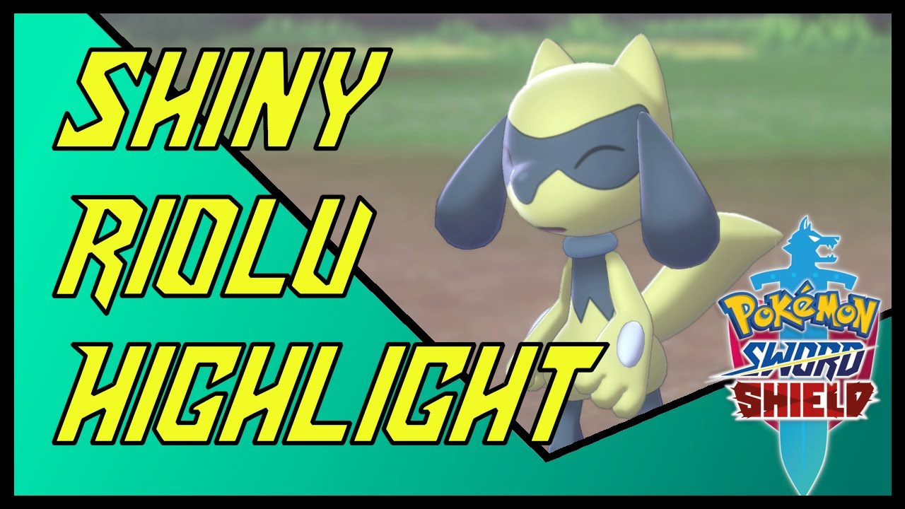 Shiny Riolu Highlight! | Pokemon Sword & Shield - YouTube