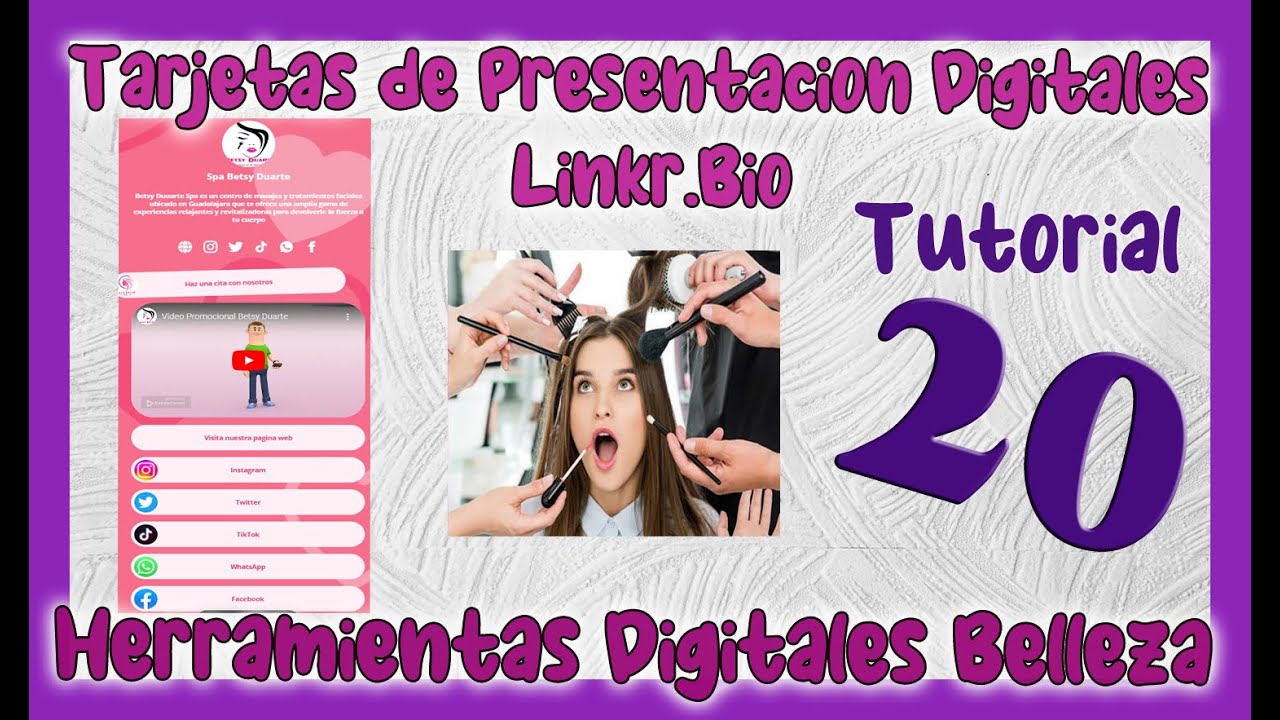 🆕 Como crear TARJETAS de PRESENTACIÓN DIGITALES con LINKR.BIO Herramientas Digitales Tutorial 20 ...