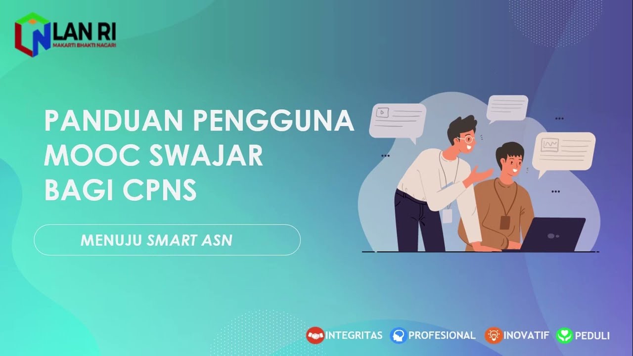 Panduan Pengguna MOOC SWAJAR Bagi CPNS (RESMI) || LAN RI - YouTube