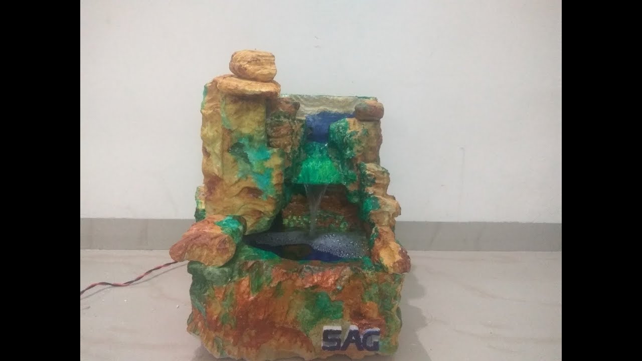 Homemade waterfall |colouring| Time Lapse| - YouTube