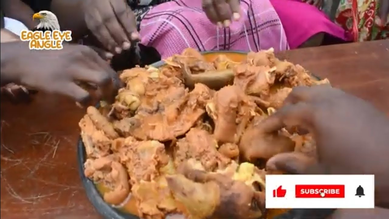 HOW TO PREPARE MOST GHANAIAN SOUP & SWALLOW. (OLD CREW & NEW CREW). VILLAGE LIFESTYLE COOKING.# ...