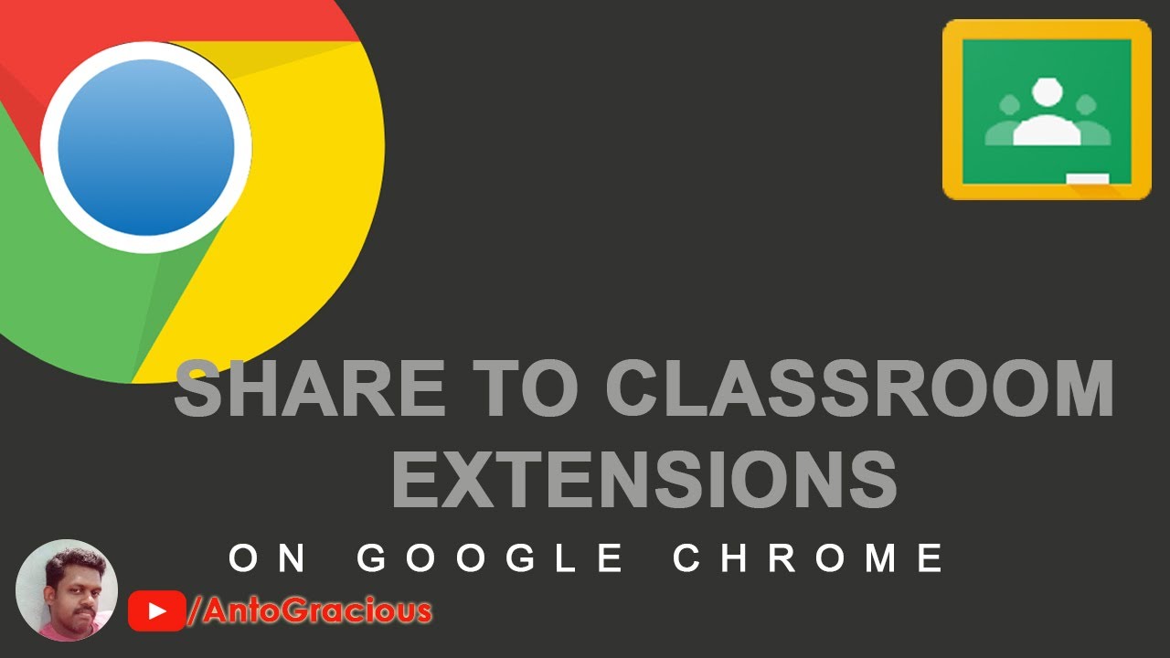 Share to classroom extension for teachers - YouTube