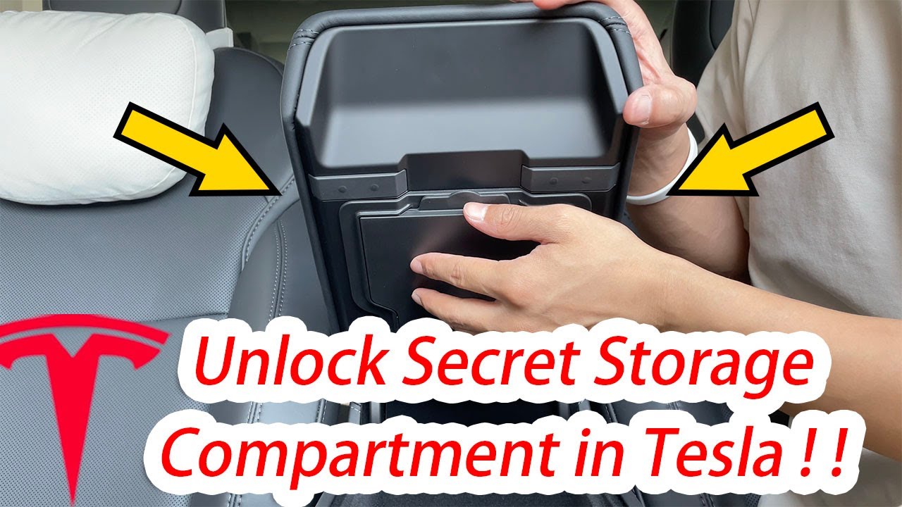 Revolutionize Your Storage with Tesla Model 3 Highland Armrest Hidden ...