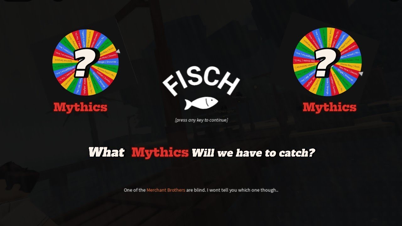 Spinning the wheel and catching the fish it lands on! (mythics and no ...
