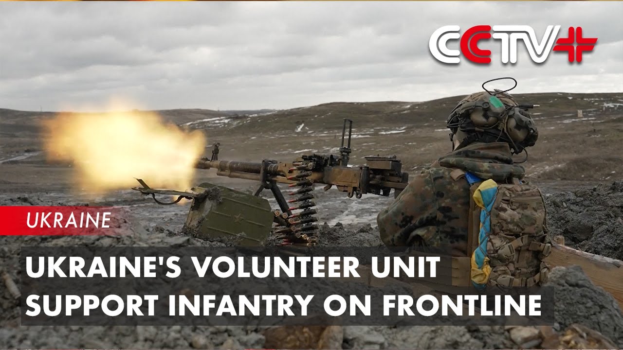 Ukraine's Volunteer Unit Support Infantry on Frontline - YouTube