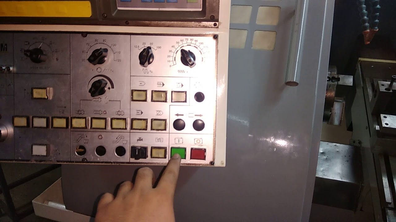 Cnc lathe Polygim PLG-42 - YouTube