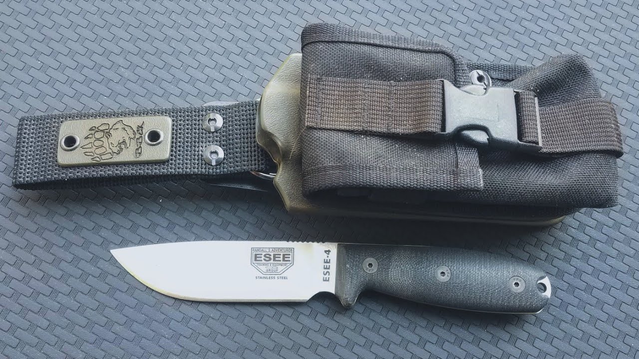ESEE-4 Custom Kydex Sheath - YouTube