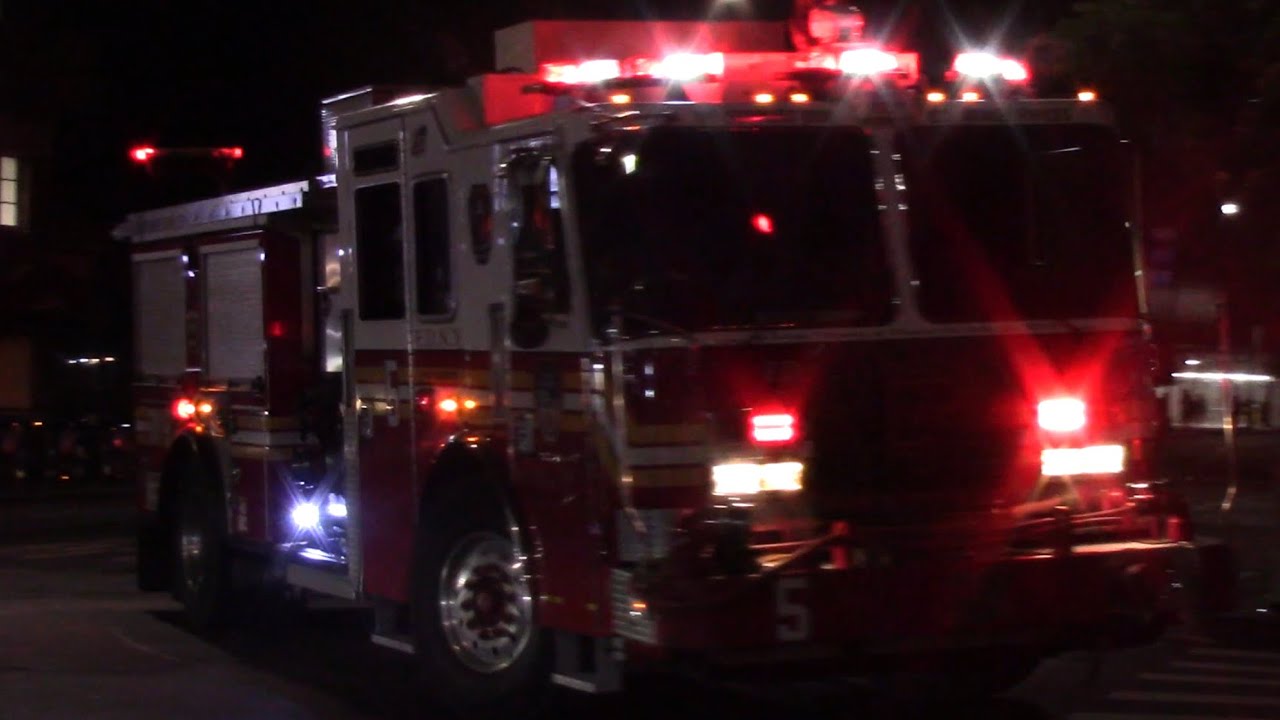 FDNY Engine 5 responding - YouTube