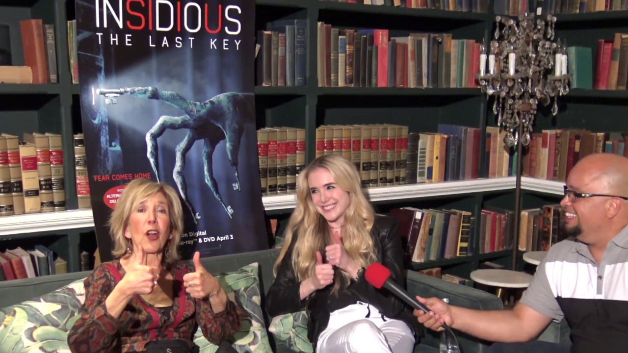 Lin Shaye & Spencer Locke on Insidious: The Last Key - Exclusive ...