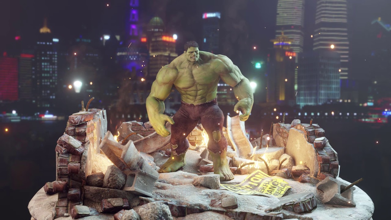 Hulk Roar - Blender 2.8 EEVEE Render - YouTube