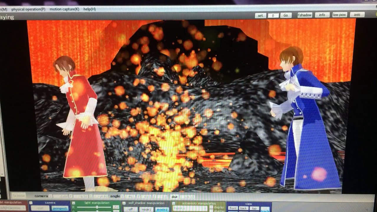 MMD X APH (Romano and Italy) for the first time in forever hell stage ...