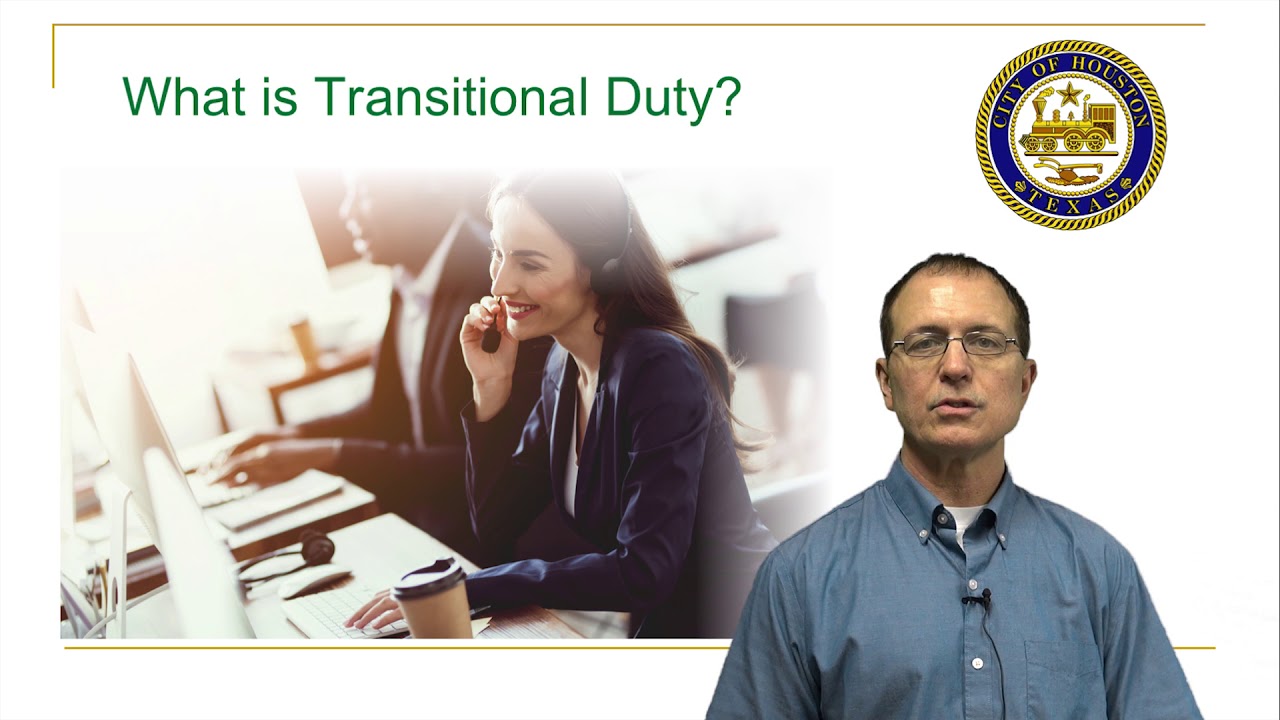 What is Transitional Duty? - YouTube