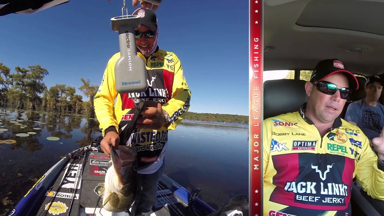 Bobby Lane Sets MLF Big Bass Record! - YouTube