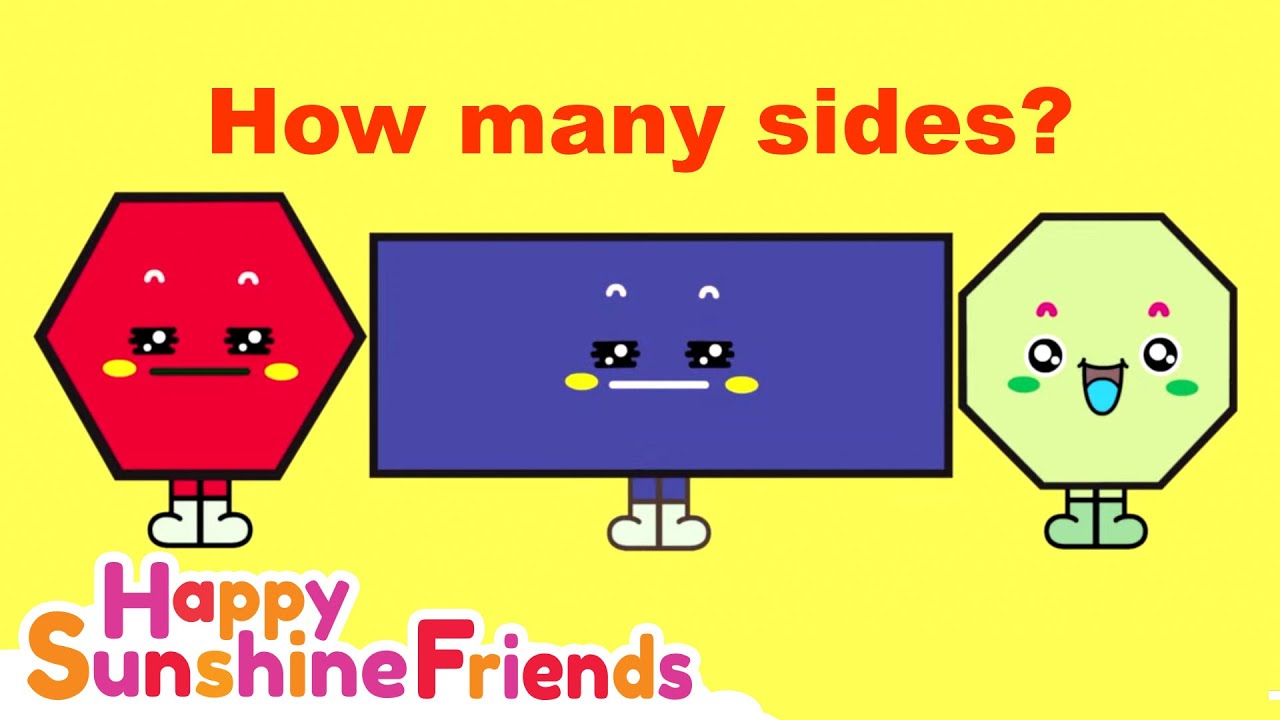 Shapes for kids | Find shapes and sides | Shapes learning for kids ...