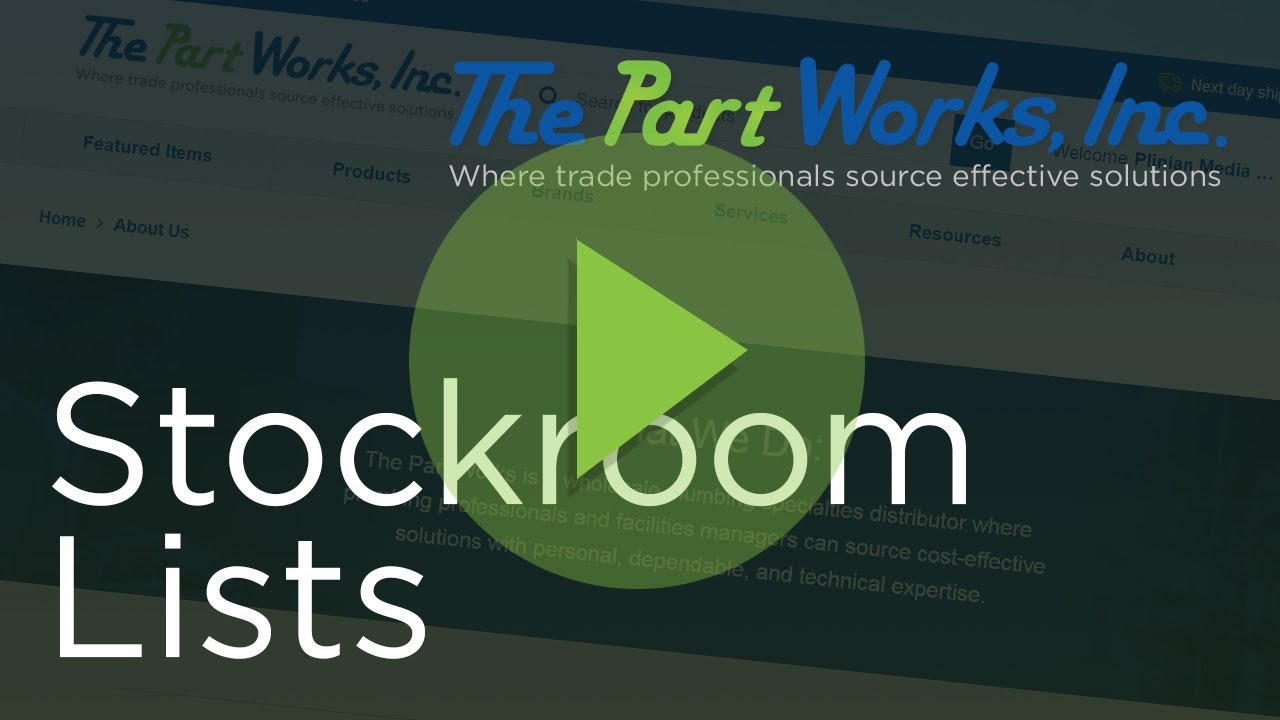 Virtual Stockroom: www.thepartworks.com - YouTube