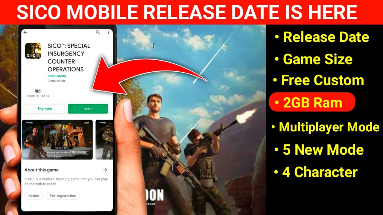 sico mobile game release date is here | sico mobile beta gameplay ...
