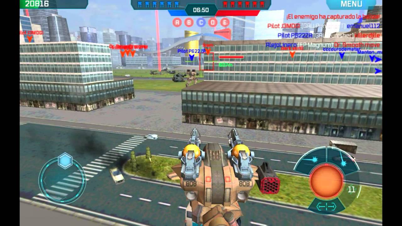 Walking War Robots Español | Vityaz, Golem, Gl. Patton, Cossack | Los ...