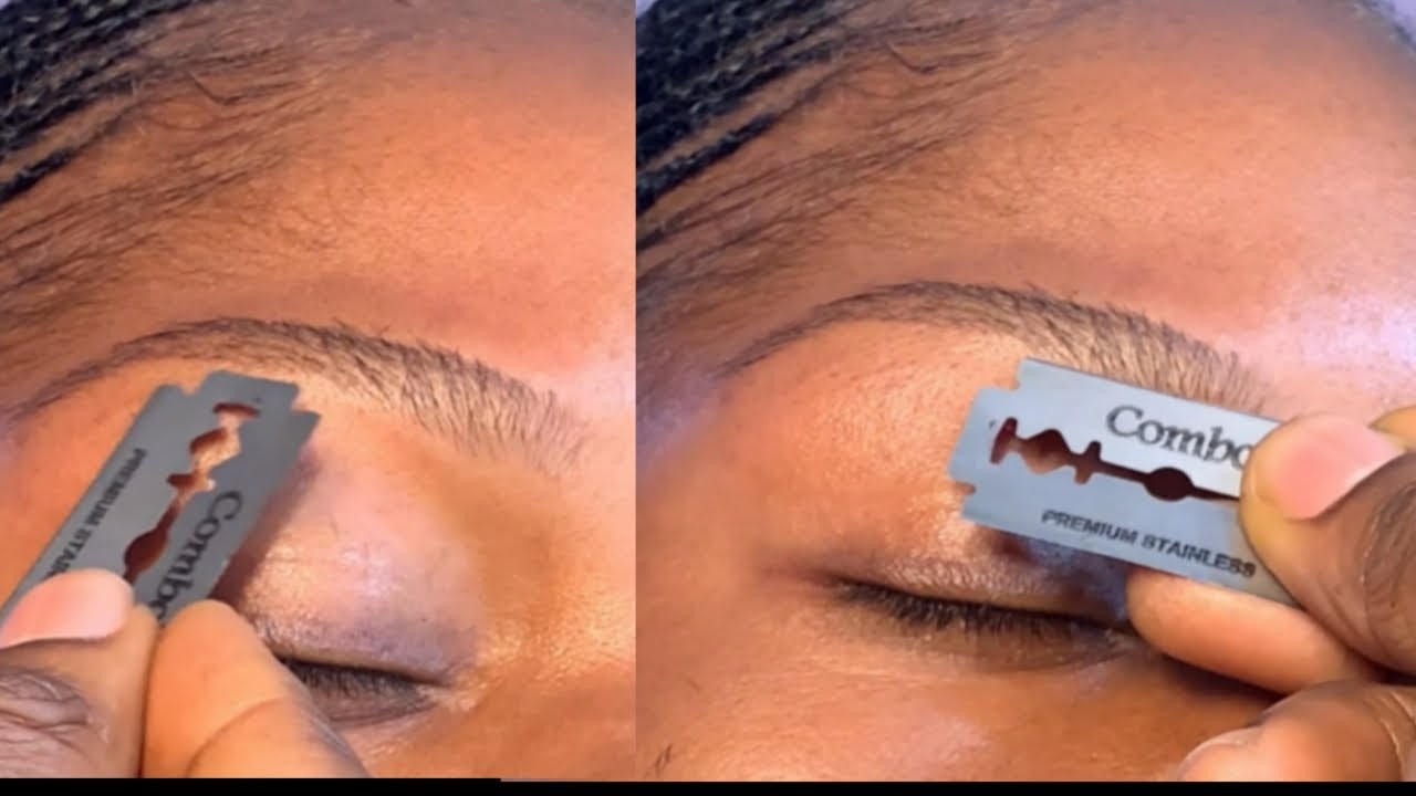 HOW TO CARVE BROWS/DETAILED BROW TUTORIAL 🥵🔥 #BROWS #CARVEBROWS - YouTube