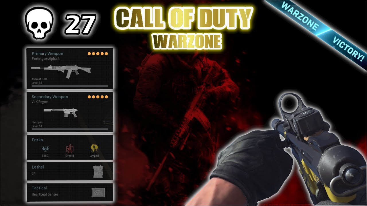 BEST VLK ROGUE (FIRE SHOTGUN) LOADOUT IN WARZONE! 27 SOLO KILL GAME ...